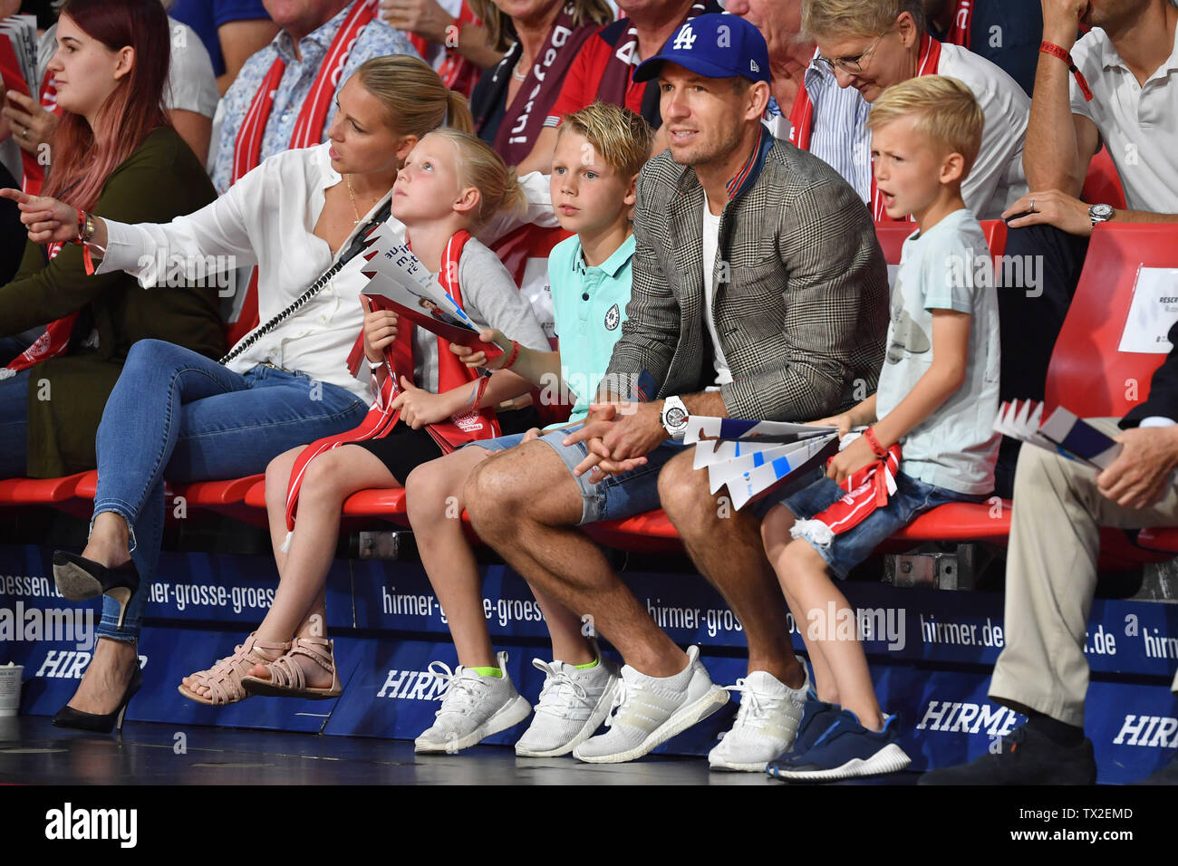 Munich, Deutschland. 23rd June, 2019. Arjen ROBBEN (Bayern Munich) with ...