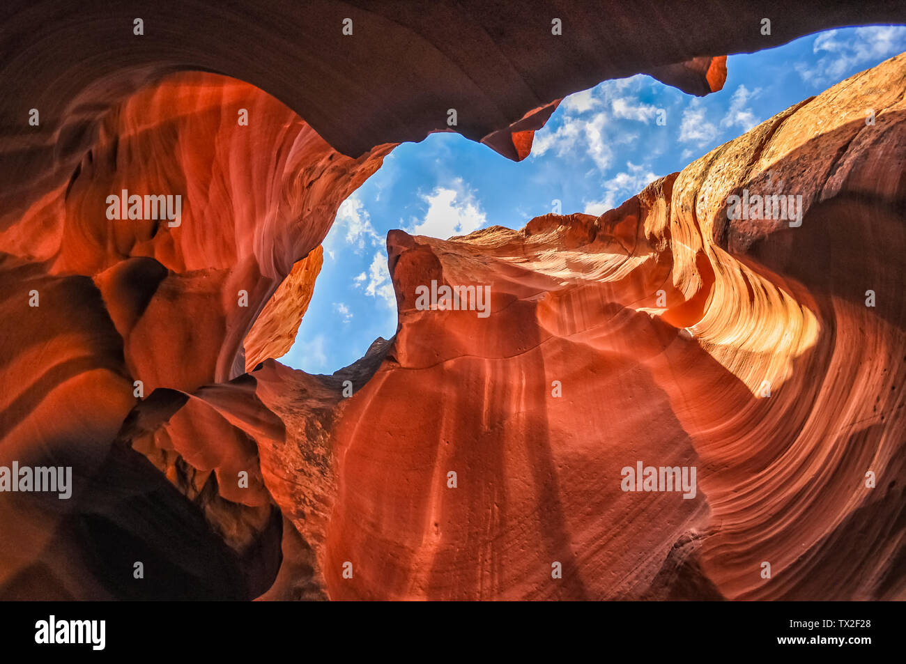 American Antelope Canyon Light and Shadow Stock Photo - Alamy