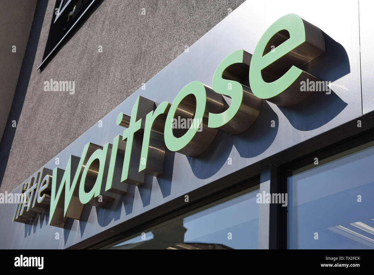 Little Waitrose Supermarket Sign, Sidcup, Kent. UK Stock Photo - Alamy