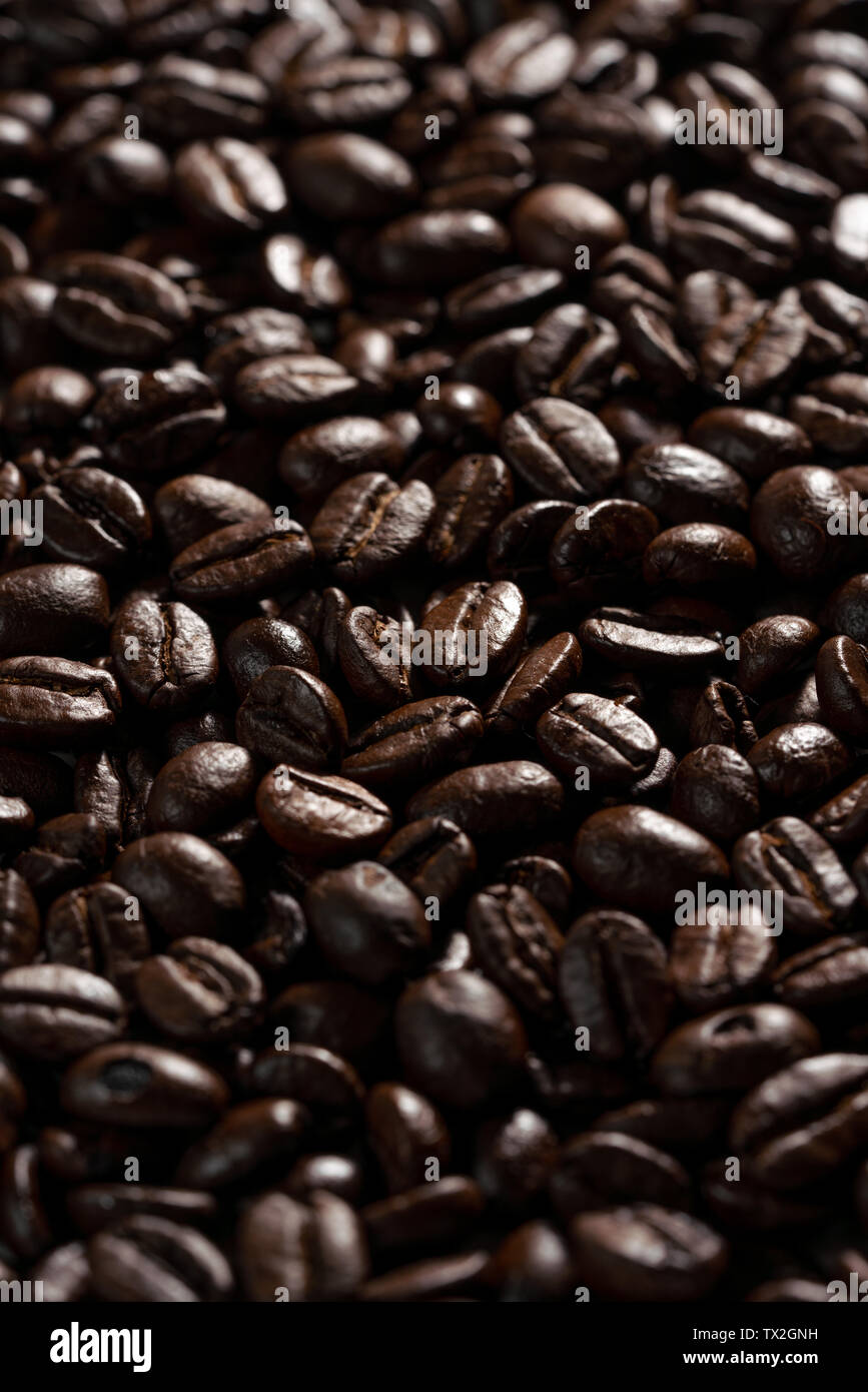 Coffee bean close-up Stock Photo - Alamy