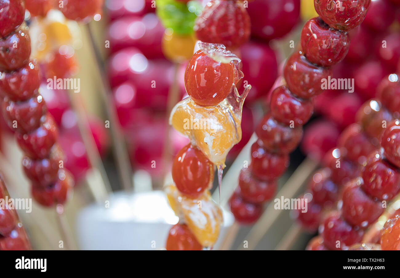 Delicious ice sugar gourd Stock Photo - Alamy