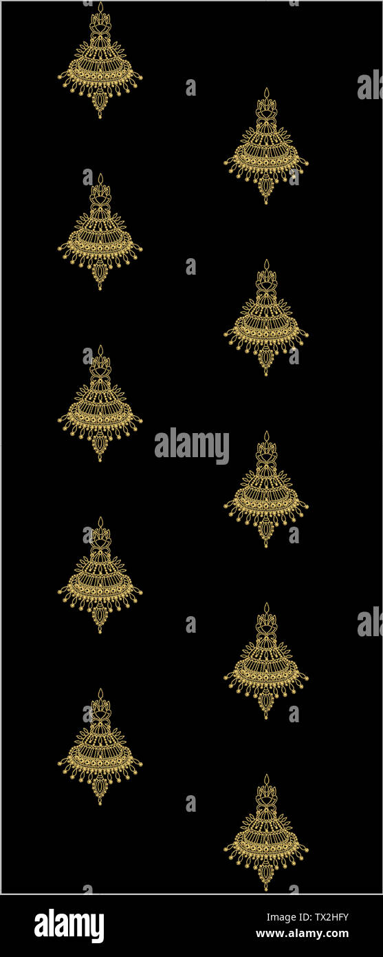 Mughal border frame hi-res stock photography and images - Alamy