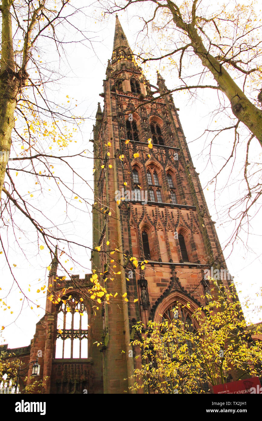 Street view of Coventry, England Stock Photo - Alamy