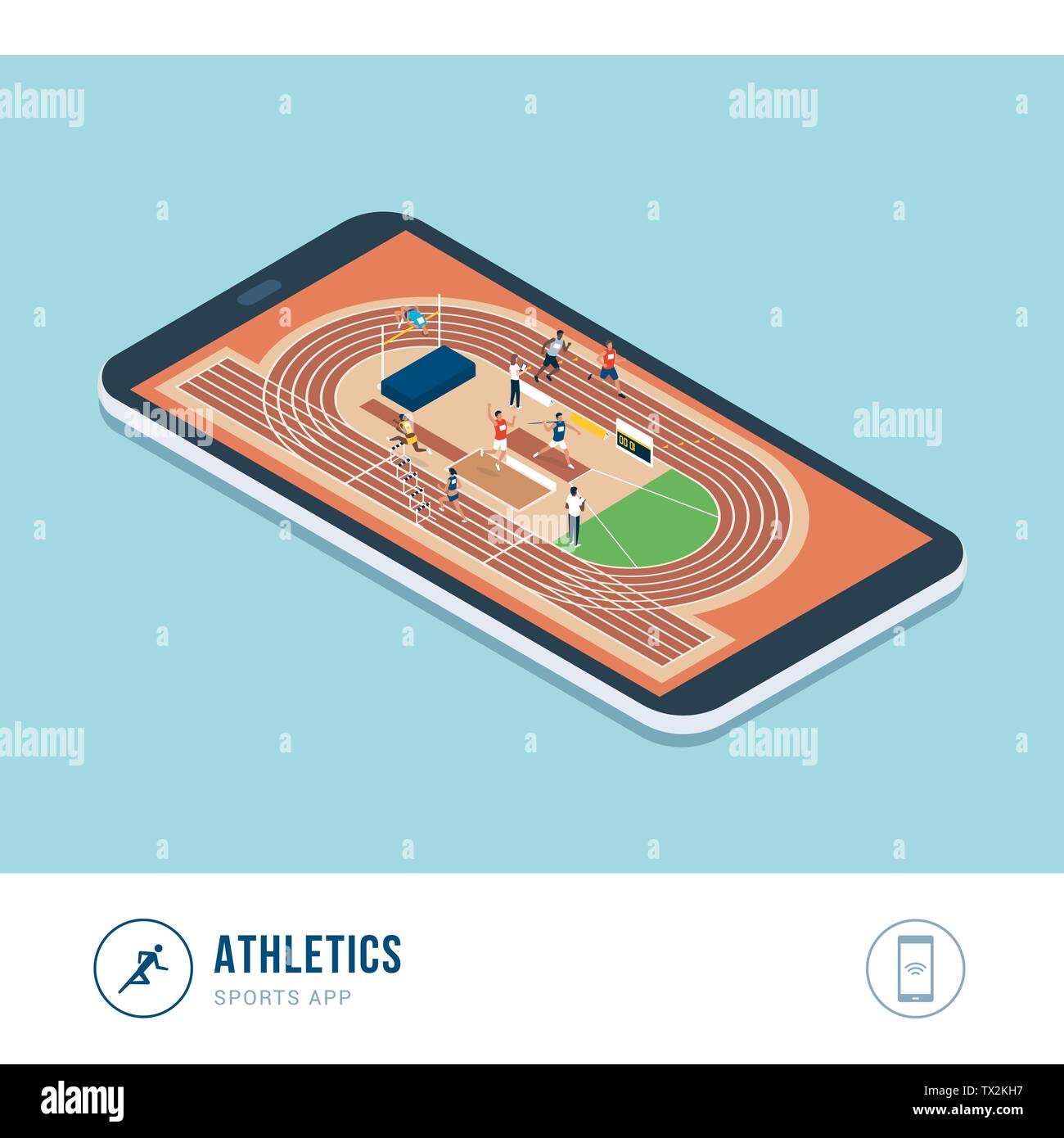 Professional sports competition: athletics, professional athletes ...