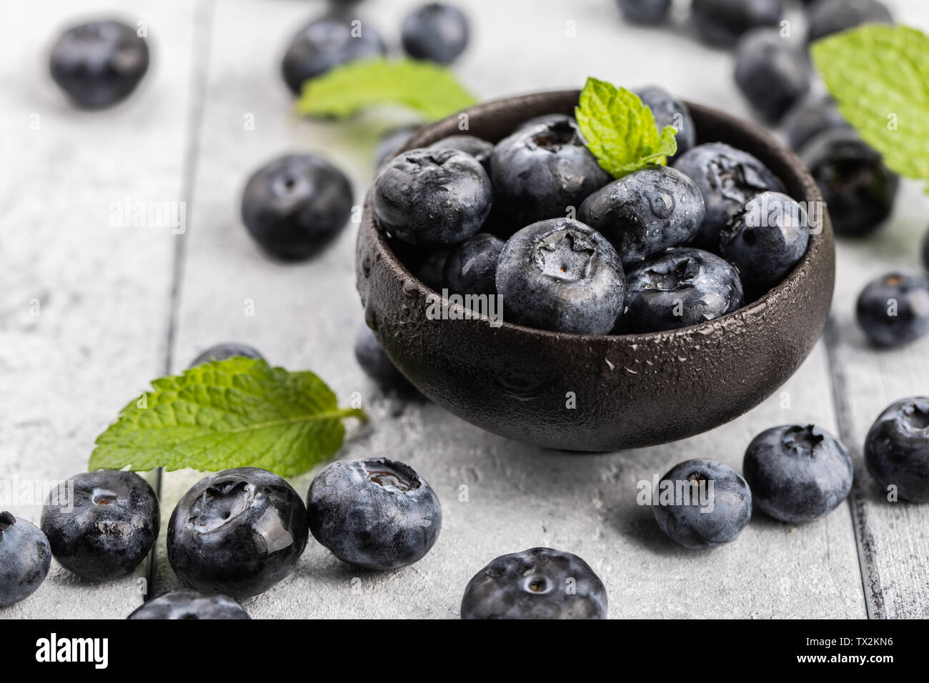 Blueberry creative photography Stock Photo - Alamy