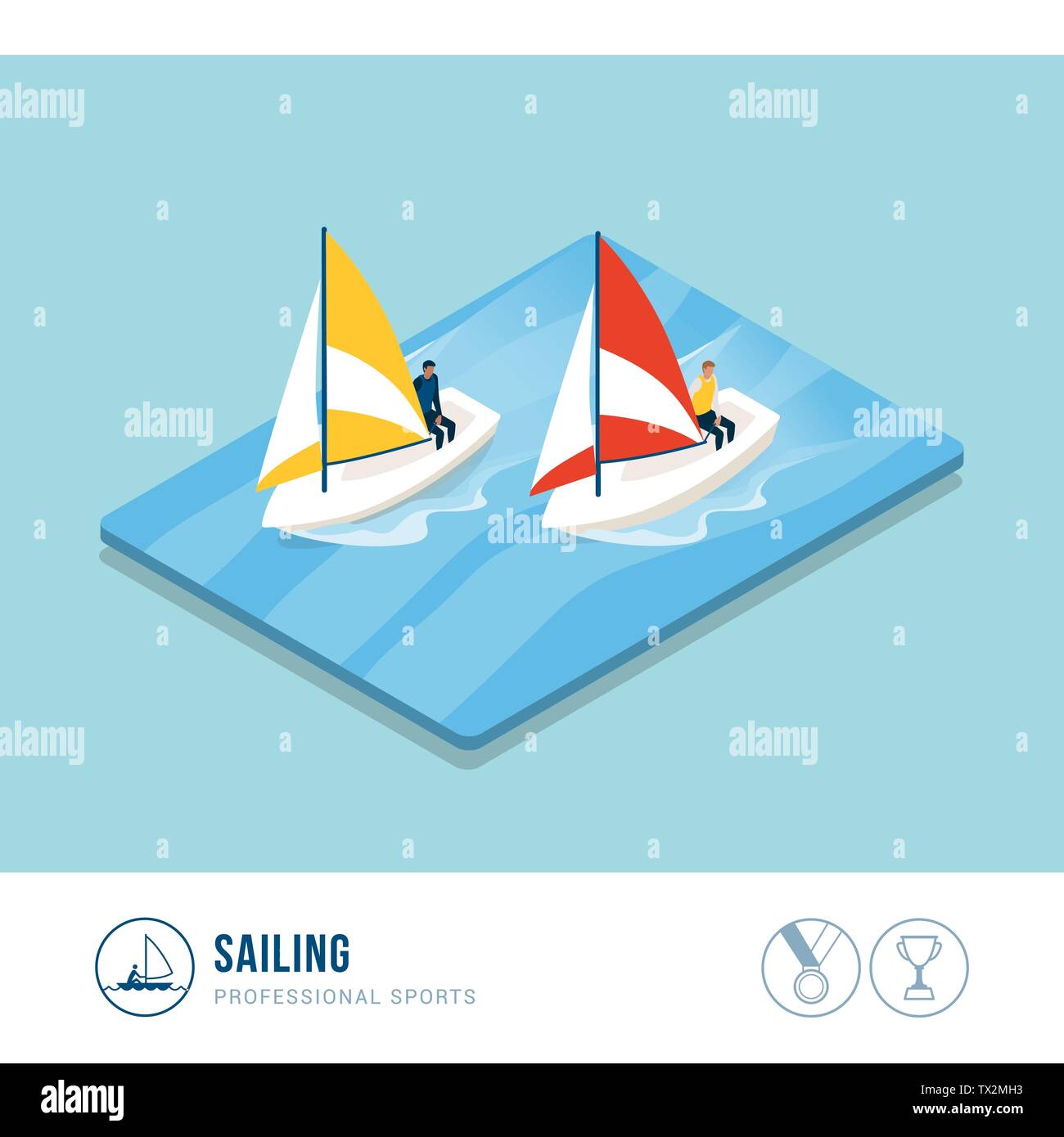 Sports boats Stock Vector Images - Alamy
