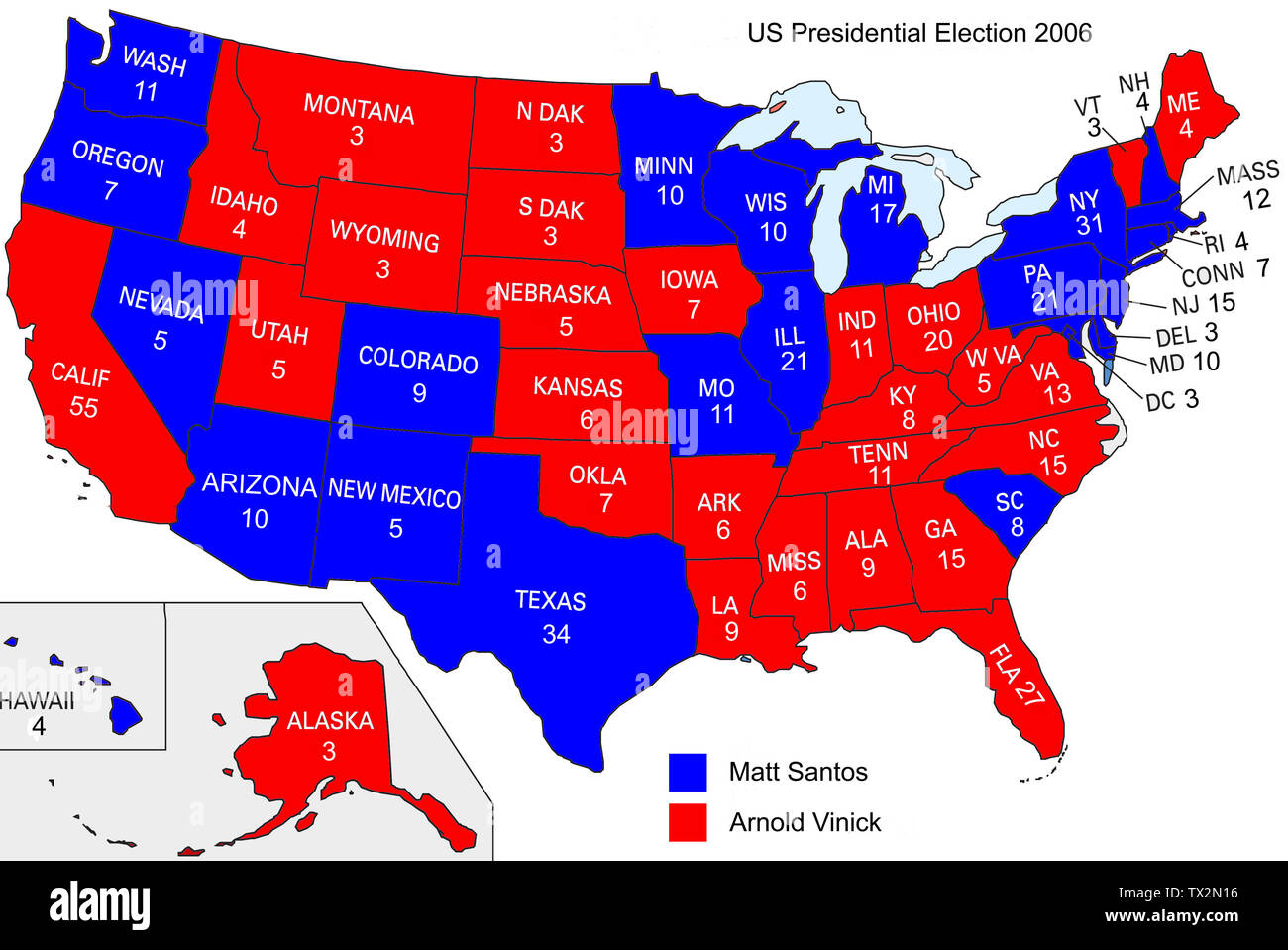 Electoral map hi-res stock photography and images - Alamy
