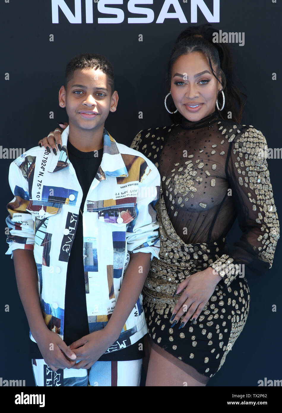 Los Angeles, Ca, USA. 23rd June, 2019. La La Anthony, Kiyan Anthony, at ...