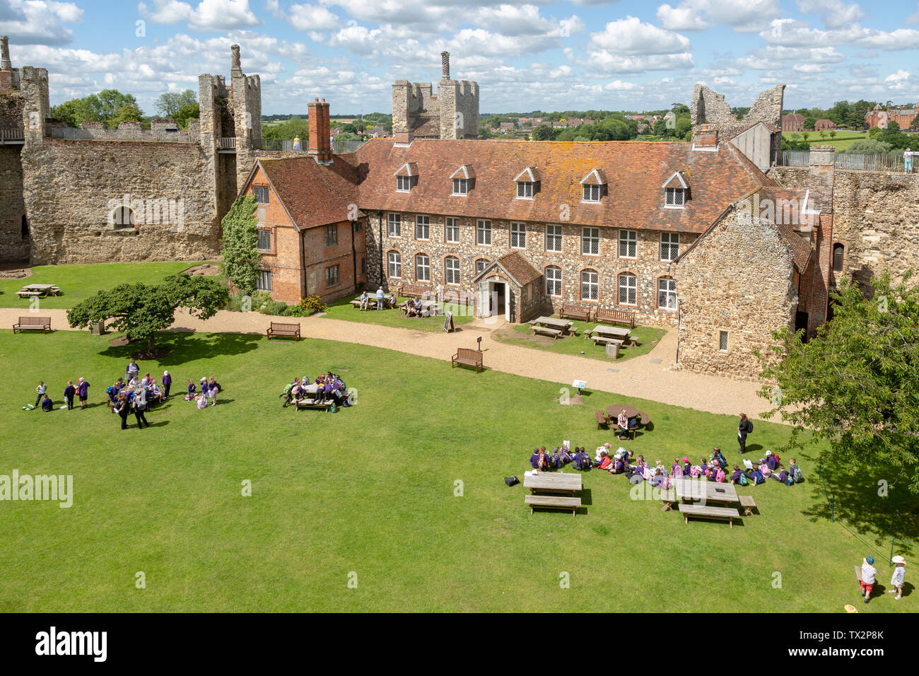 Interior framlingham castle inside hi-res stock photography and images ...