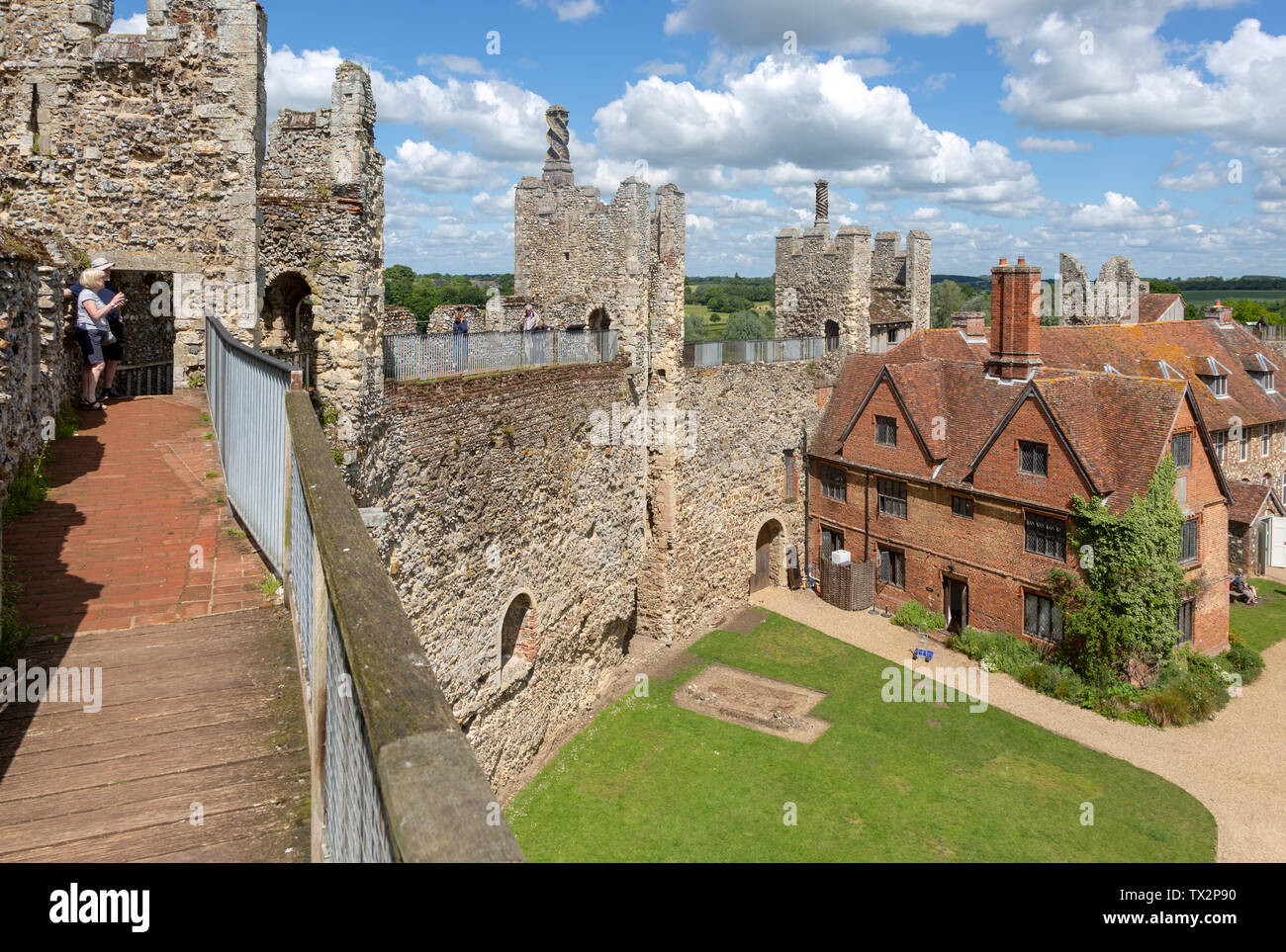 Interior framlingham castle inside hi-res stock photography and images ...