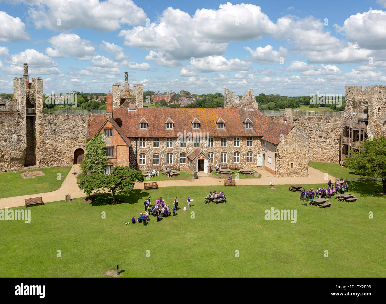 Interior framlingham castle inside hi-res stock photography and images ...