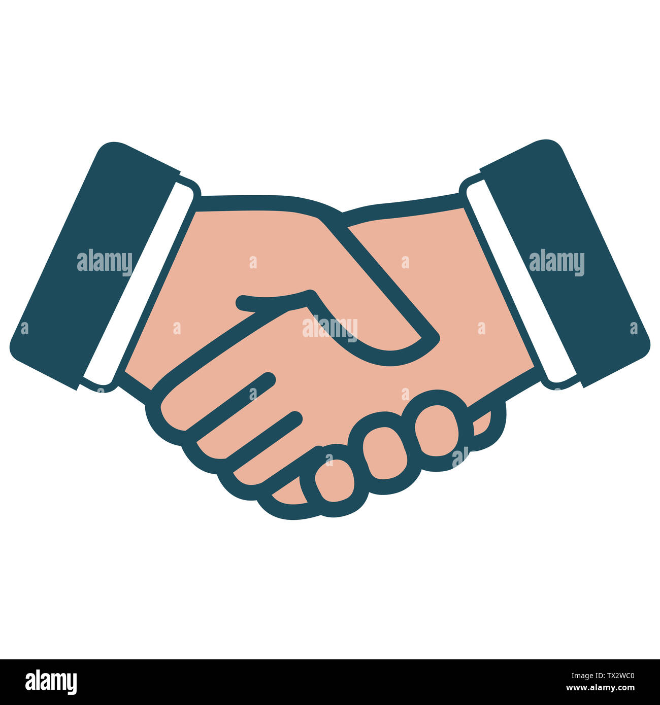 Business people shaking hands icon. Businessmen handshake icon on white ... Business people shaking hands icon. Businessmen handshake icon on white ...