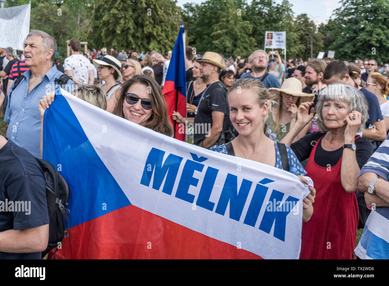 The largest Czech mass demonstration since 1989 with the attendance ...