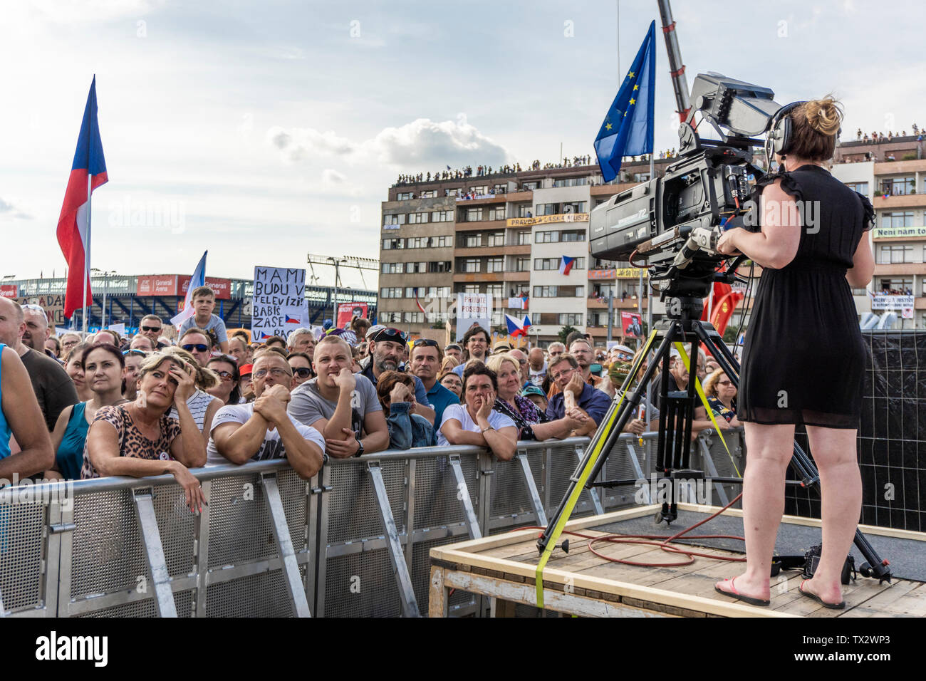 The largest Czech mass demonstration since 1989 with the attendance ...