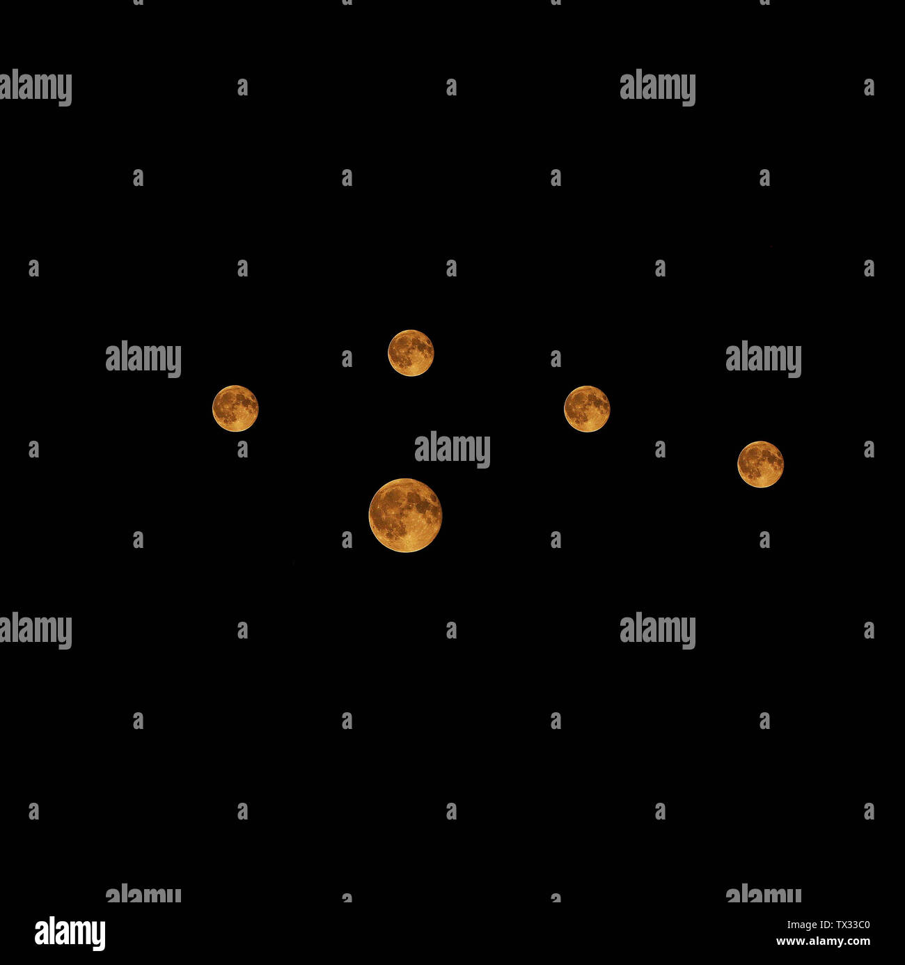 The geometry of the stars Stock Photo - Alamy