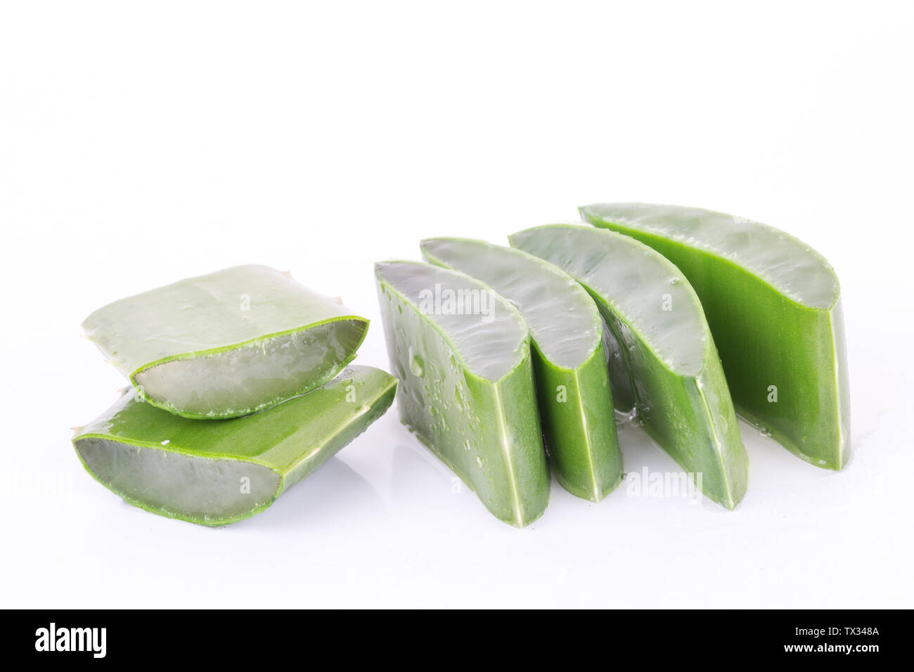 Fresh aloe vera Stock Photo - Alamy
