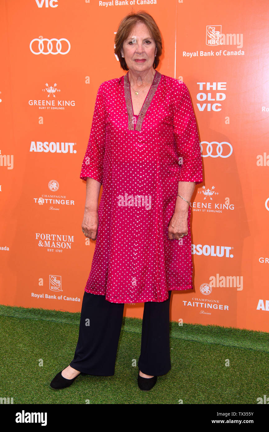 Penelope Wilton attending the Old Vic Midsummer Party, at The Brewery ...
