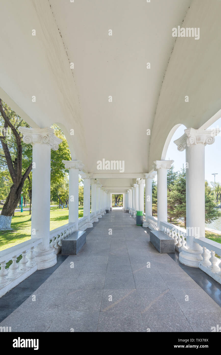 Chinese Harbin Autumn Sunny Day Sun Island Scenic Area European ...