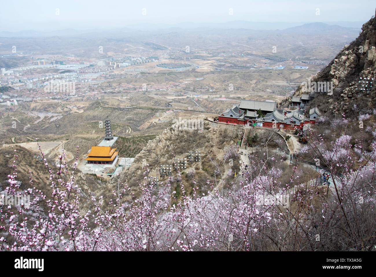 Jiming Mountain scenery Stock Photo - Alamy