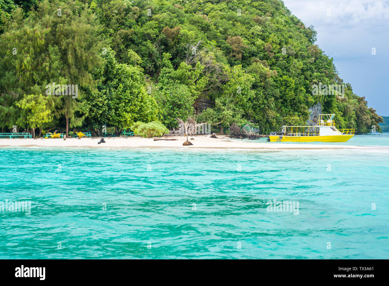 Palau Ocean Scenery Stock Photo - Alamy