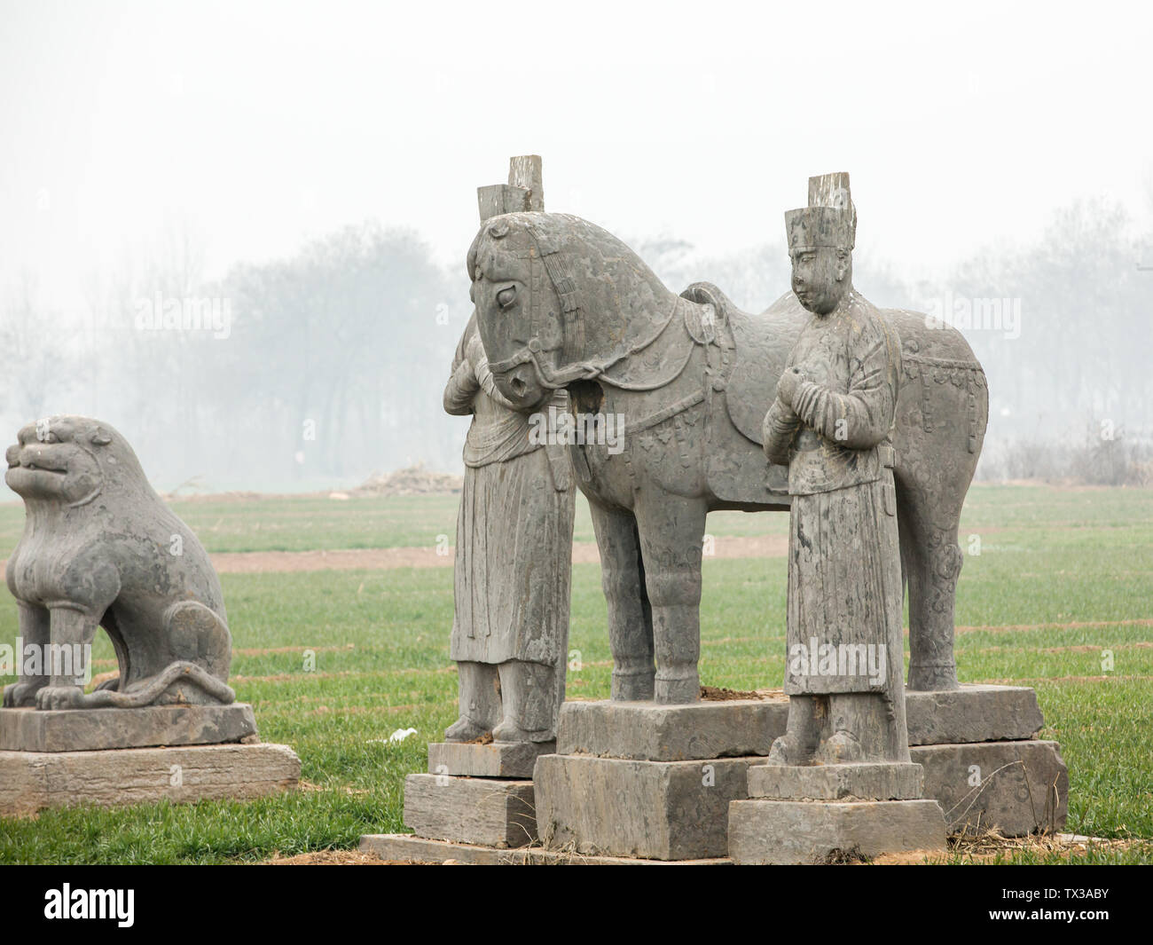 Stone statue of Song Ling Stock Photo - Alamy