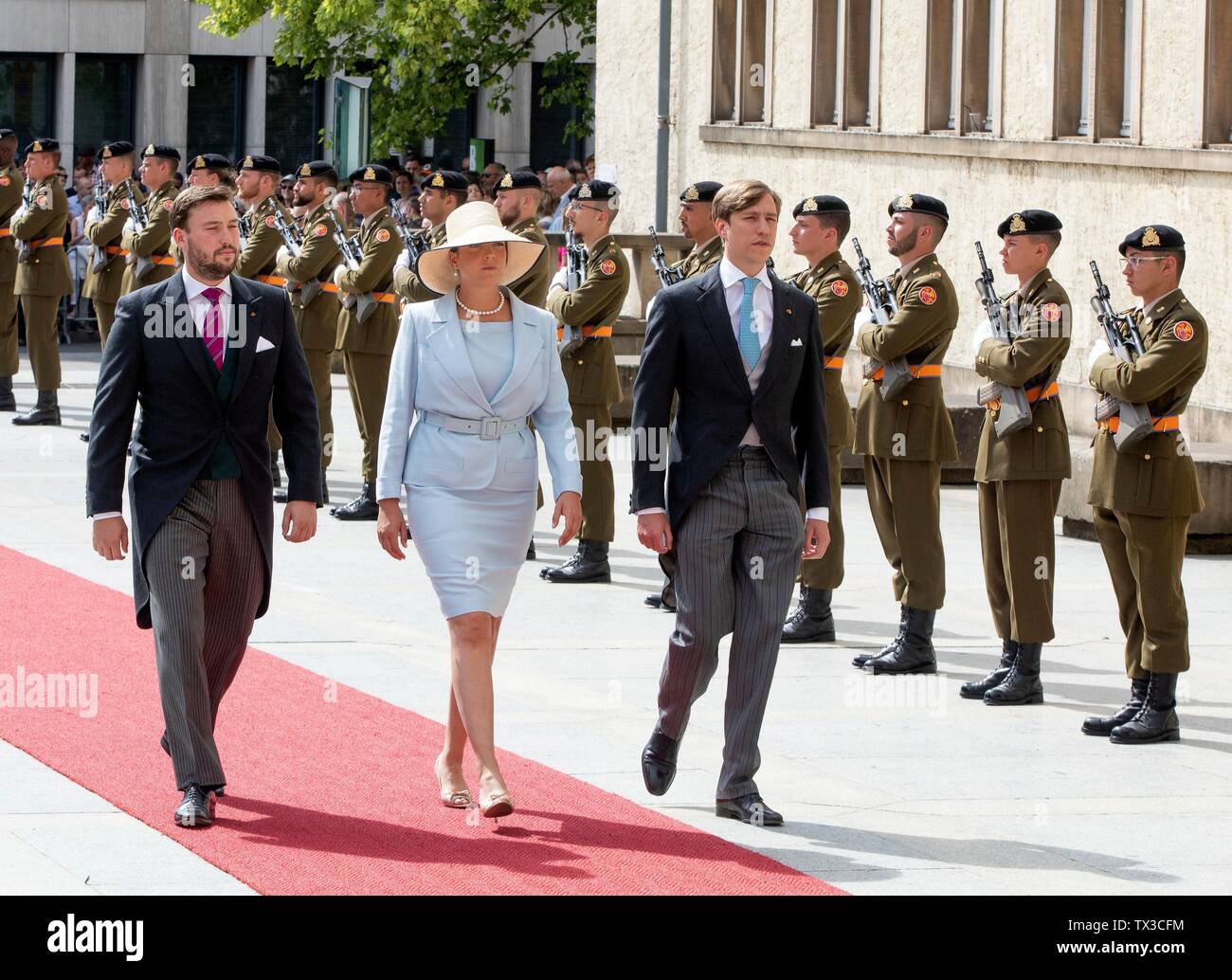 Luxembourg, Luxembourg. 23rd June, 2019. Prince Louis, Princess ...