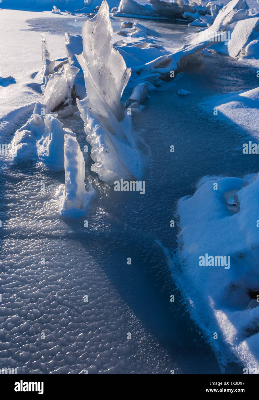 Snow and ice Stock Photo - Alamy