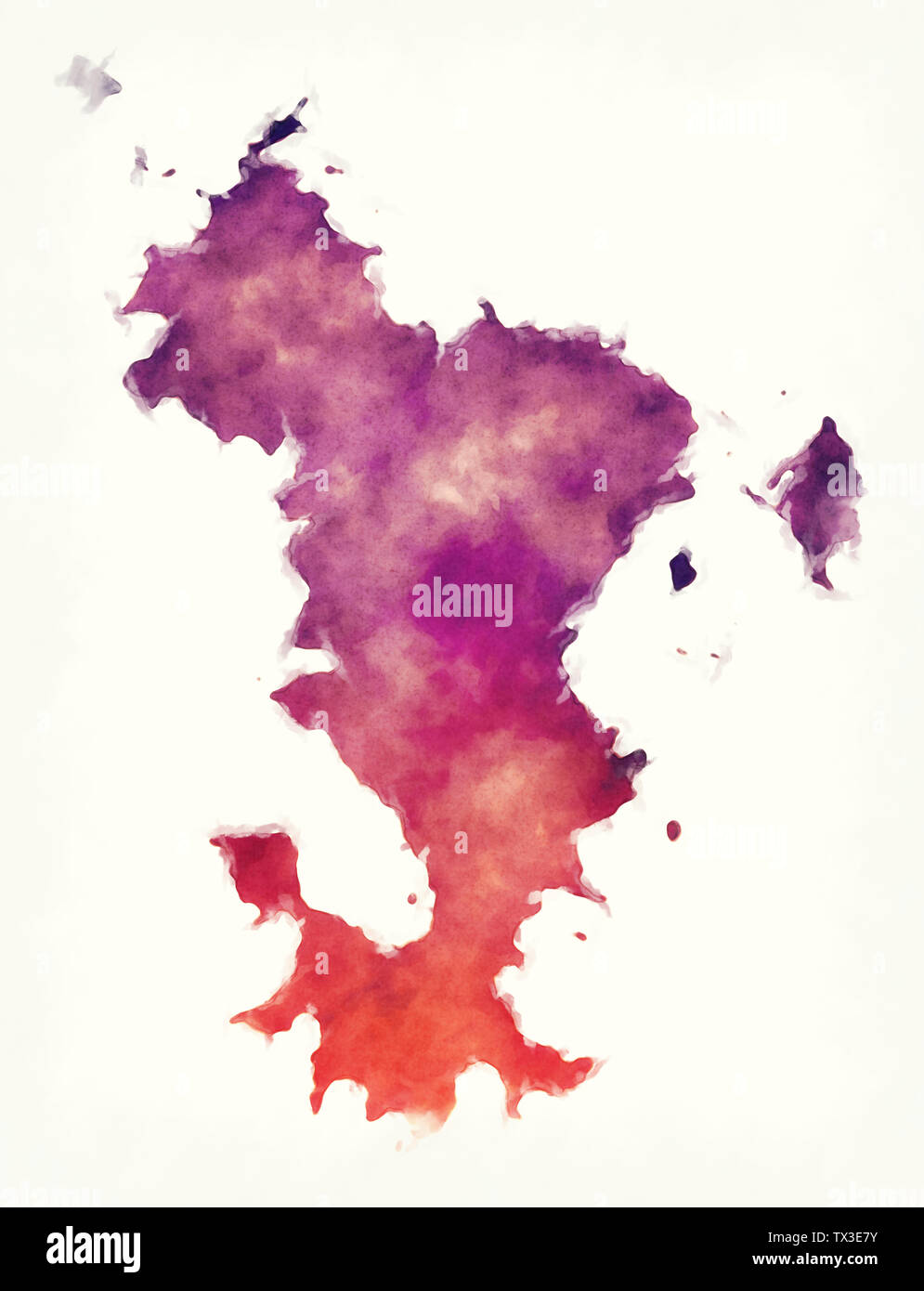 White map of comoros hi-res stock photography and images - Alamy