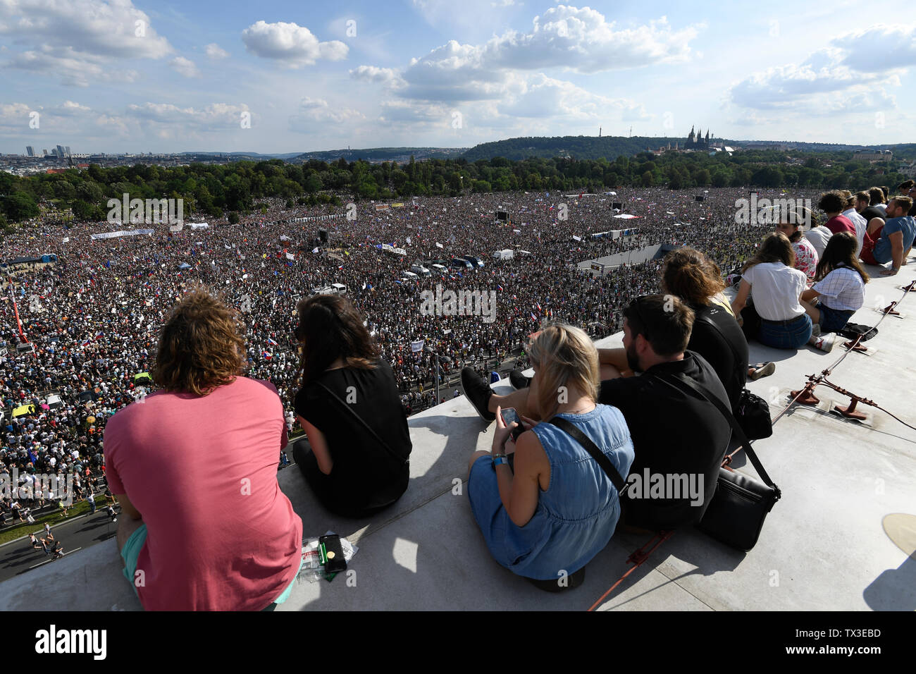 The largest Czech mass demonstration since 1989 with the attendance ...