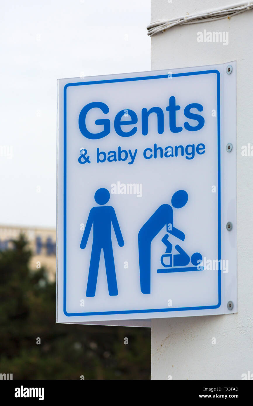 Baby change sign hi-res stock photography and images - Alamy
