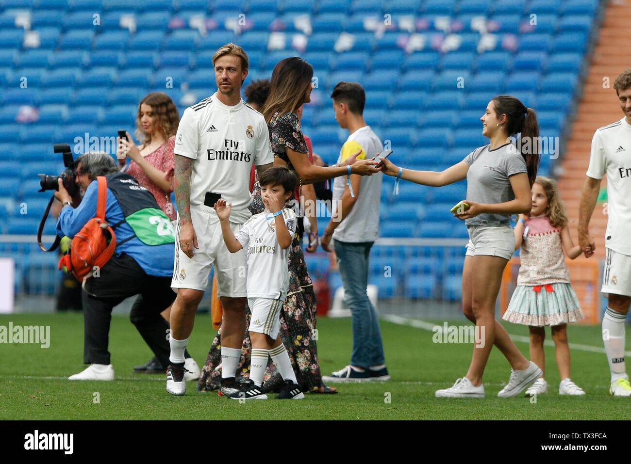 GUTI AND ARANTXA DE BENITO DURING CORAZON CLASSIC MATCH 2019 BETWEEN ...