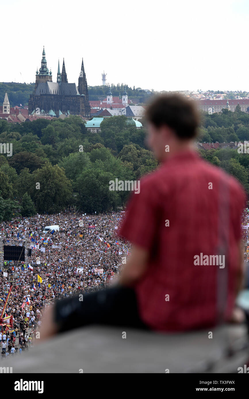 The largest Czech mass demonstration since 1989 with the attendance ...