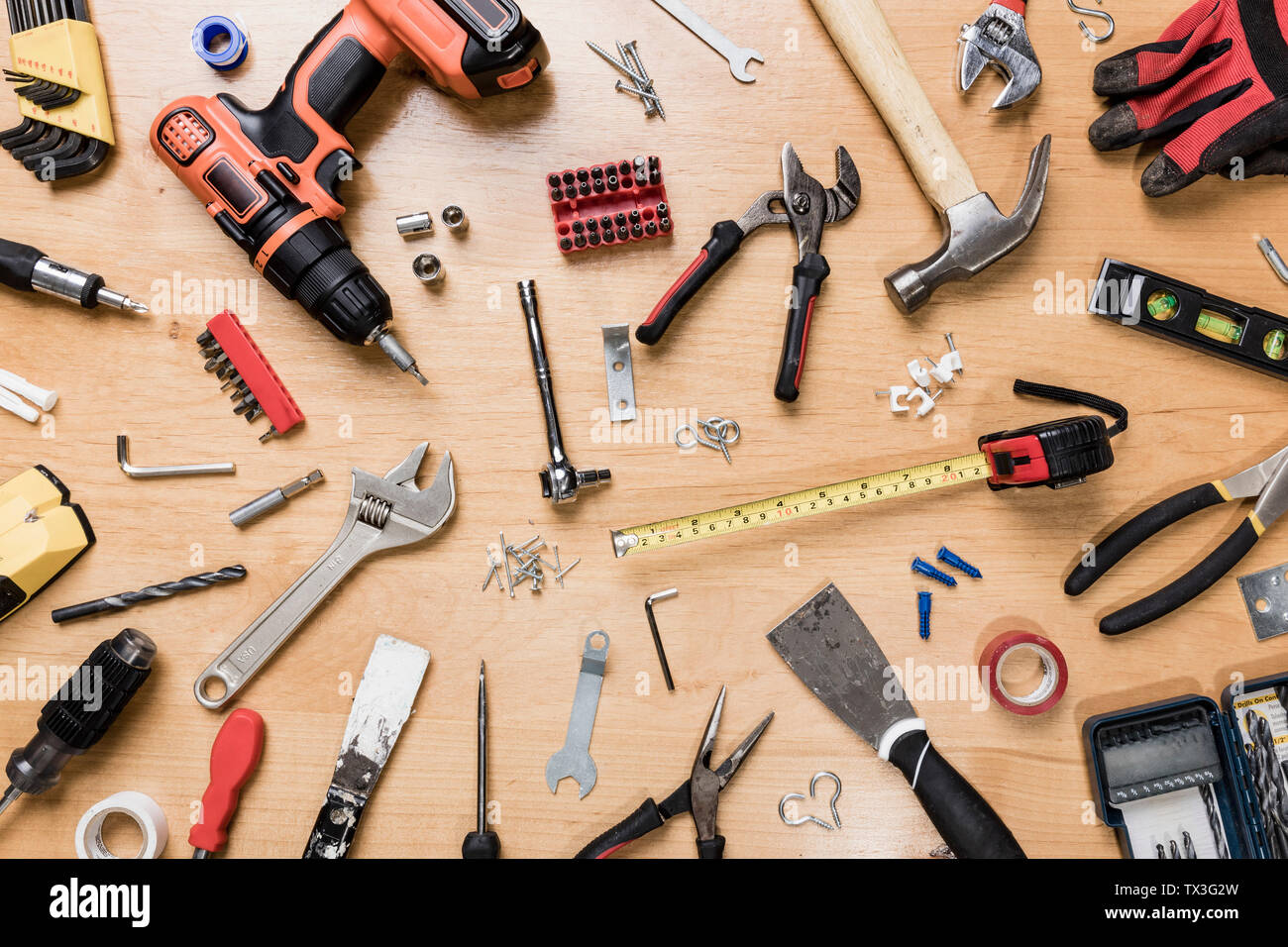 Knolling tools hi-res stock photography and images - Alamy