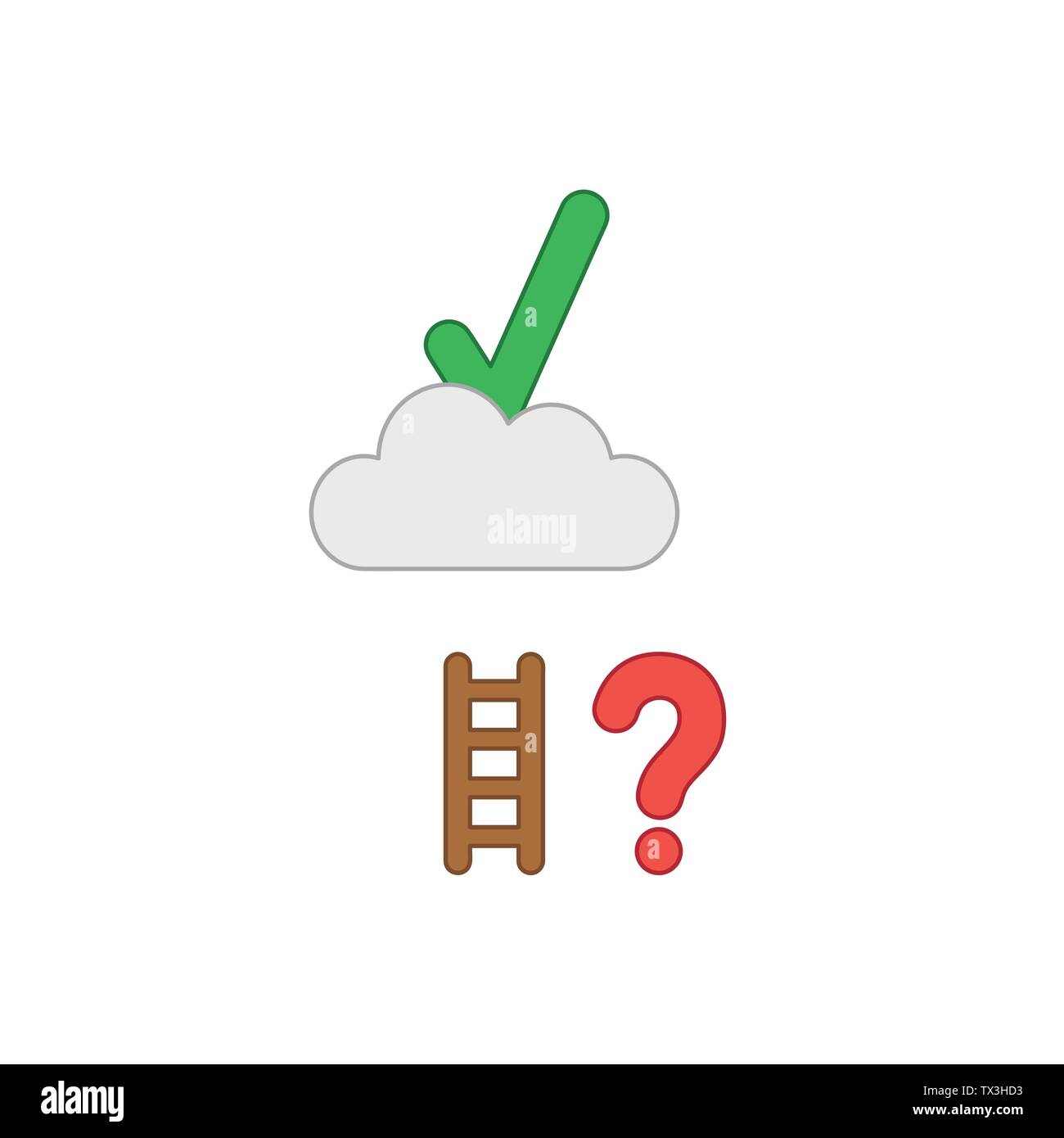 Financial plan check mark Stock Vector Images - Alamy