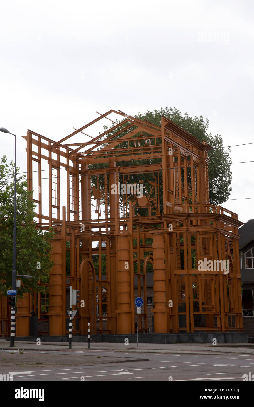 The New Delft Gate by artist Cor Kraat a giant steel sculpture ...