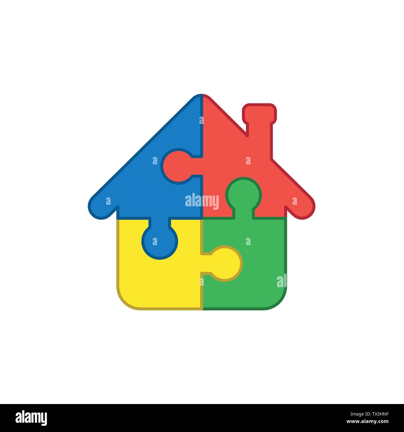 Detached pieces Stock Vector Images - Alamy