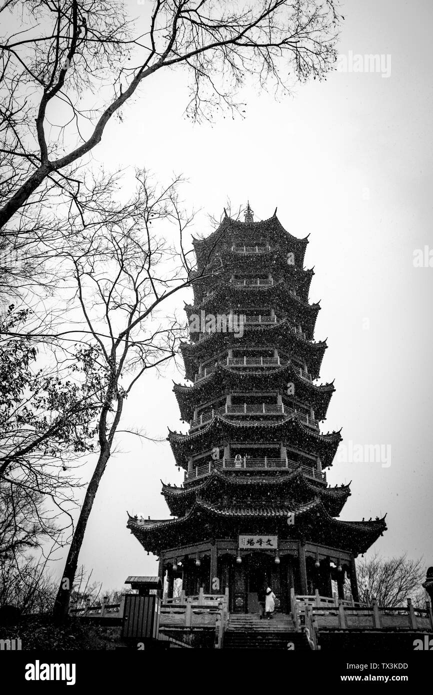 Long city wall Black and White Stock Photos & Images - Alamy