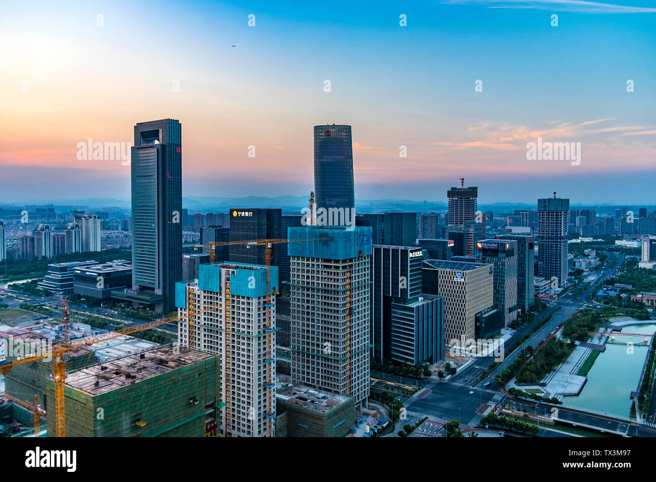Ningbo east new city hi-res stock photography and images - Alamy