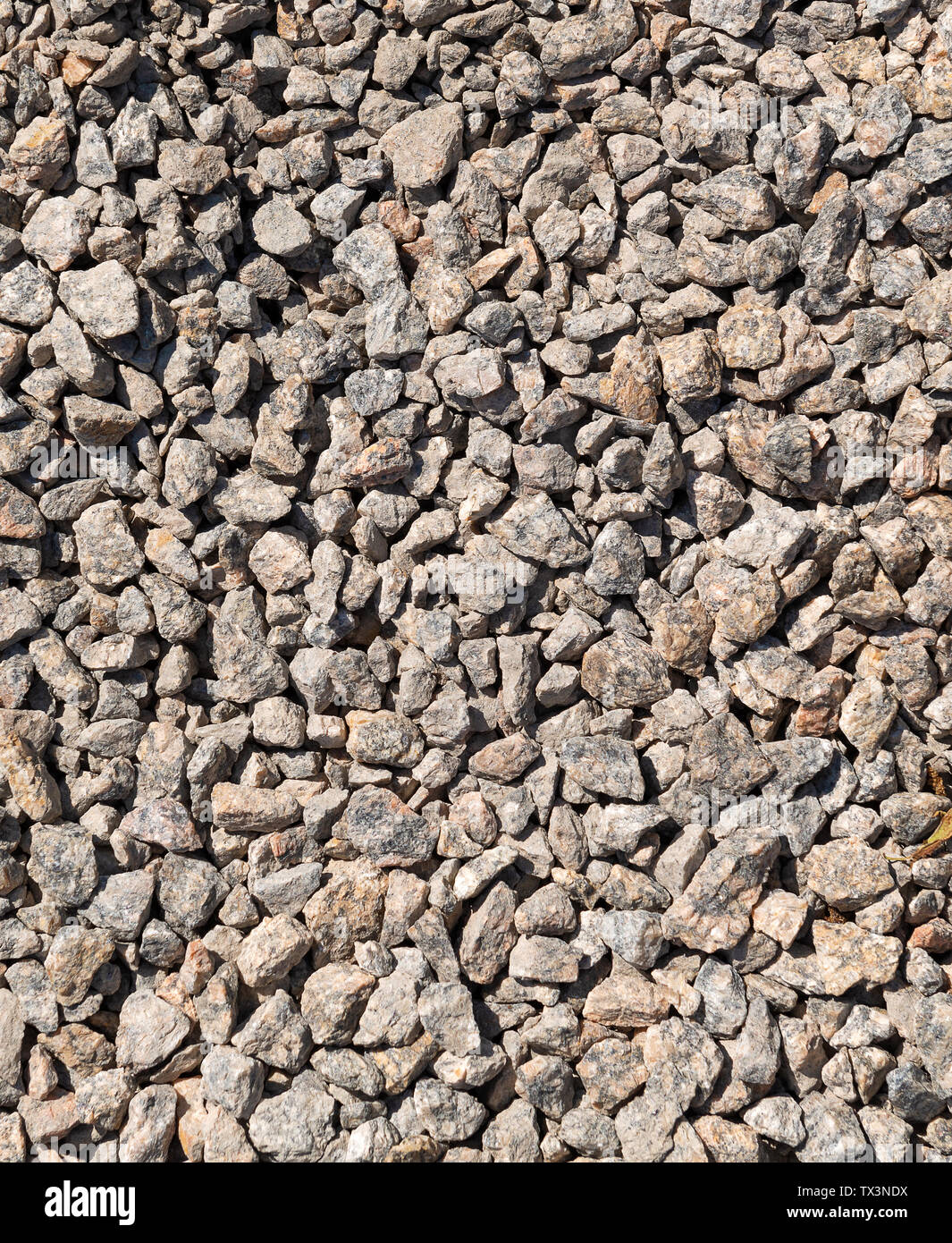 Gray rubble and gravel. Photo background stones Stock Photo - Alamy