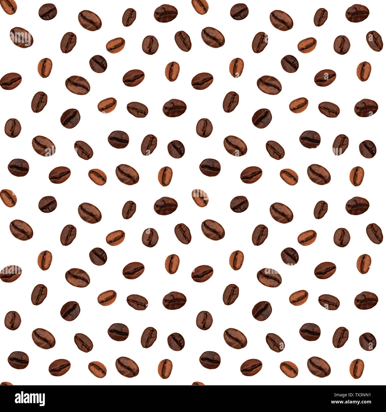 Seamless coffee beans texture hi-res stock photography and images - Alamy