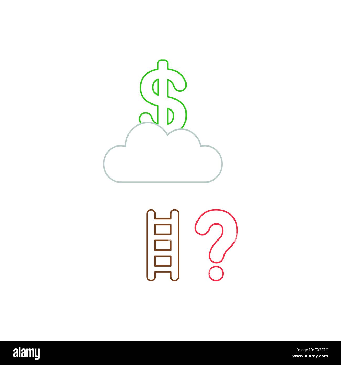 Icon arrive reach Stock Vector Images - Alamy