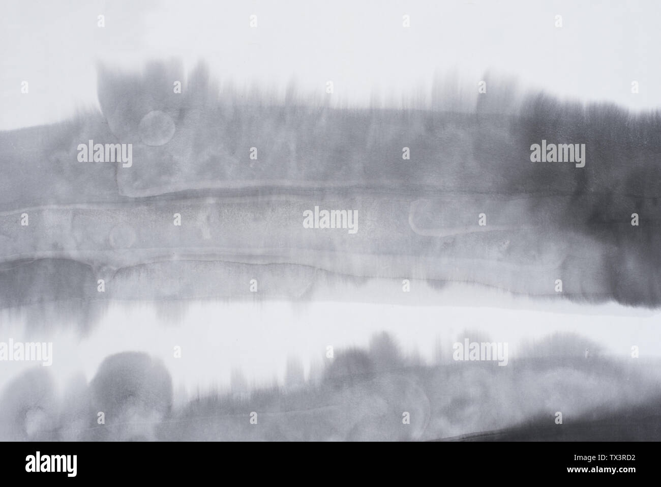 Abstract landscape ink background Stock Photo - Alamy