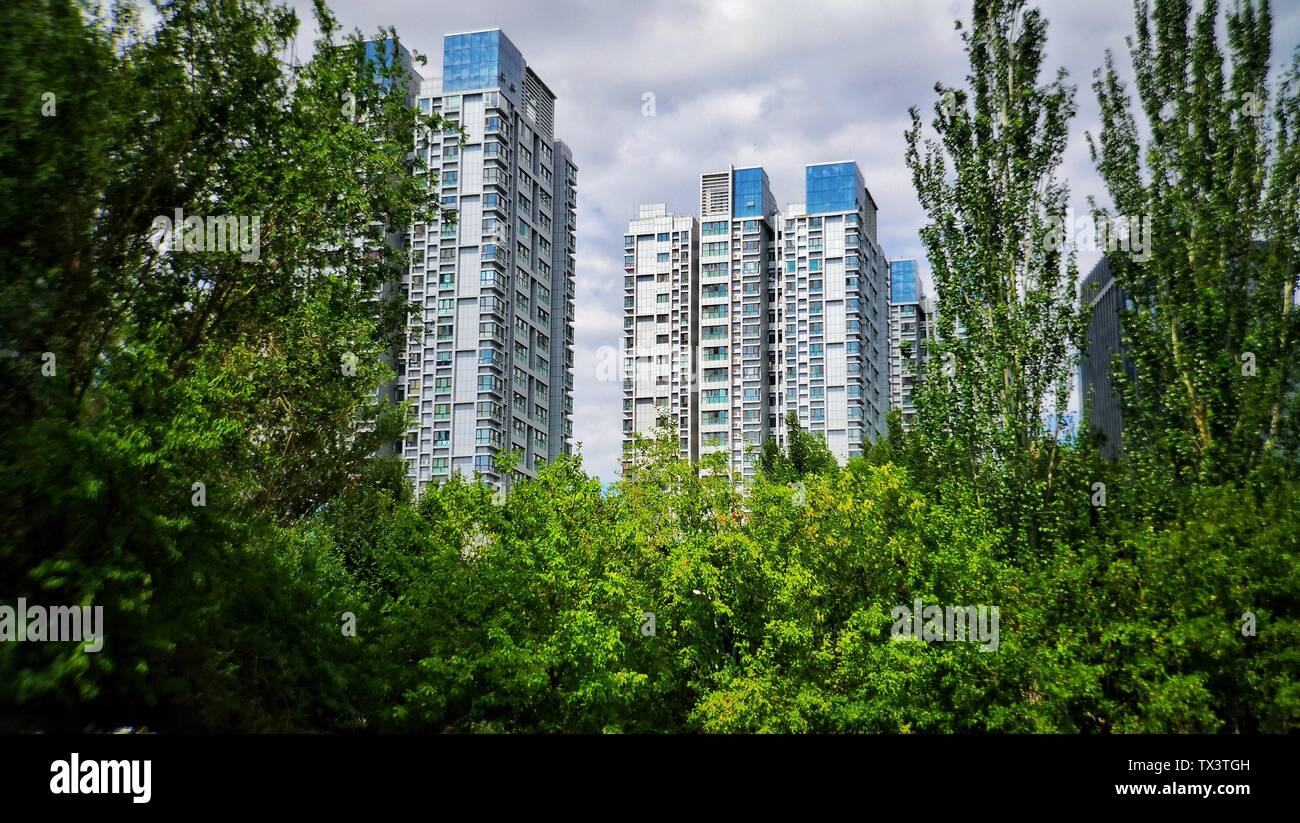 Landscape of the Karamay Stock Photo - Alamy