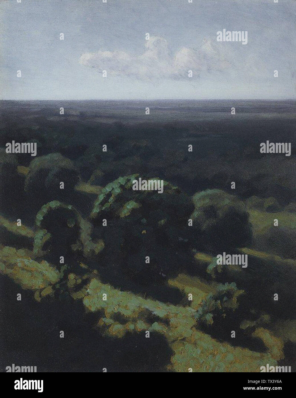 Arkhip Kuindzhi - Forest Expanse C 1908 Stock Photo - Alamy