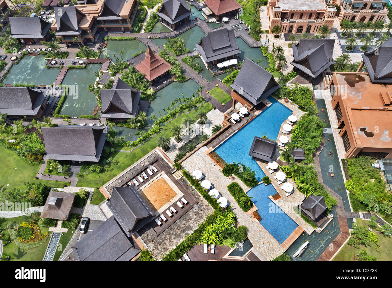 aerial view of buildings Stock Photo - Alamy