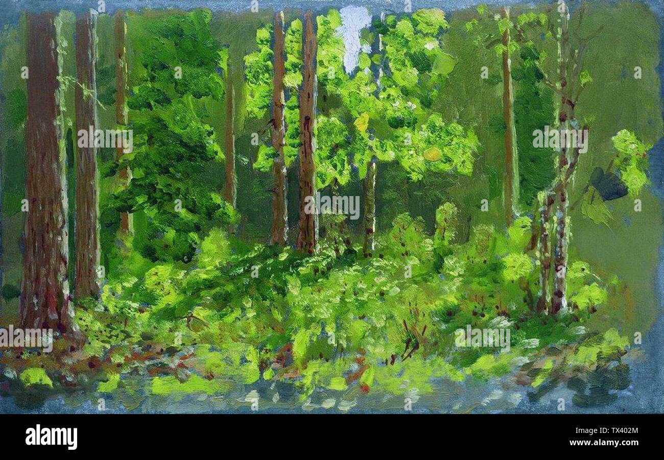 Arkhip Kuindzhi - Forest 1887 Stock Photo - Alamy