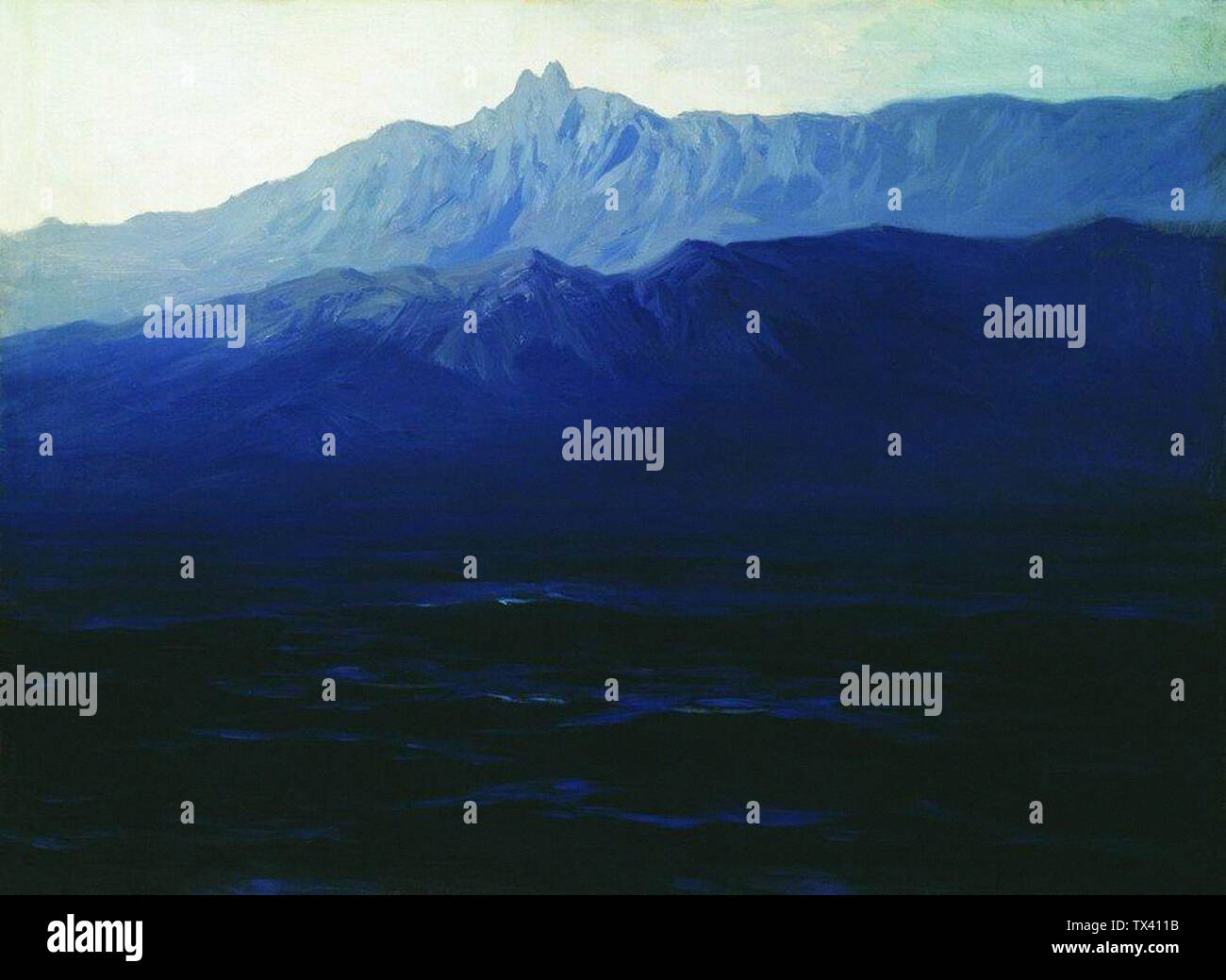 Arkhip Kuindzhi - Ai Petri Crimea C 1908 Stock Photo - Alamy