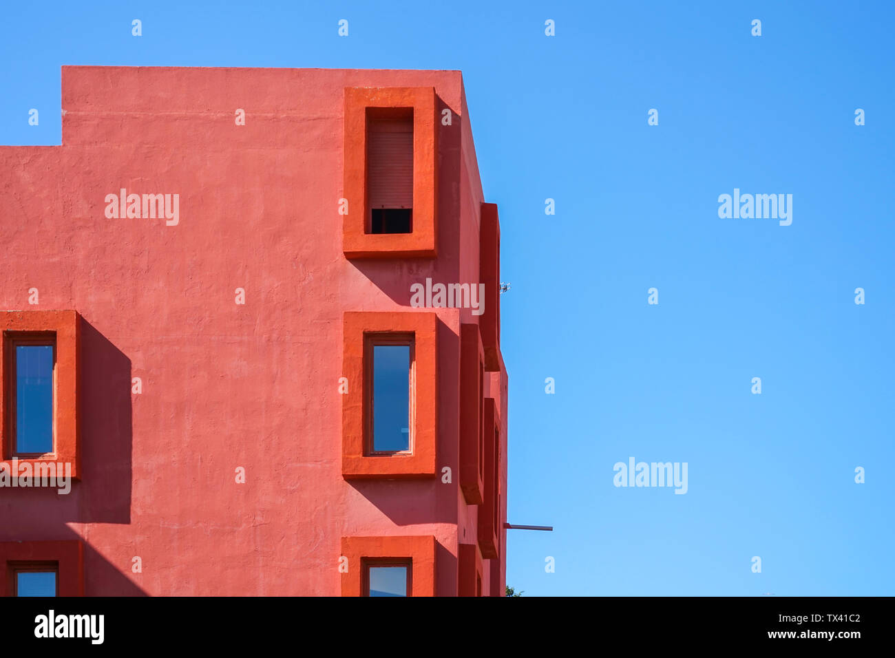 Muralla roja stairs hi-res stock photography and images - Alamy