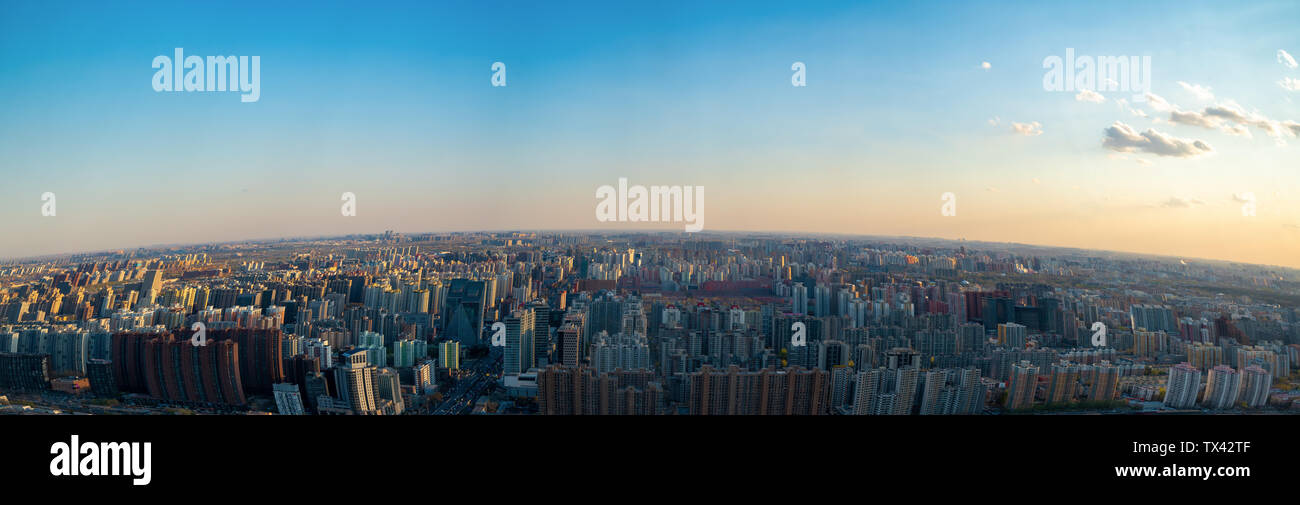 Panorama of beautiful planet Beijing skyline city Stock Photo - Alamy