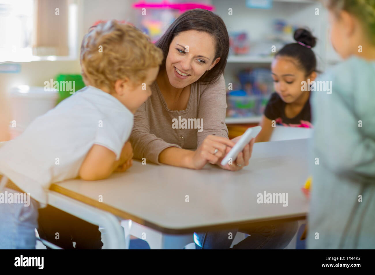 Children school learning tablet hi-res stock photography and images - Alamy
